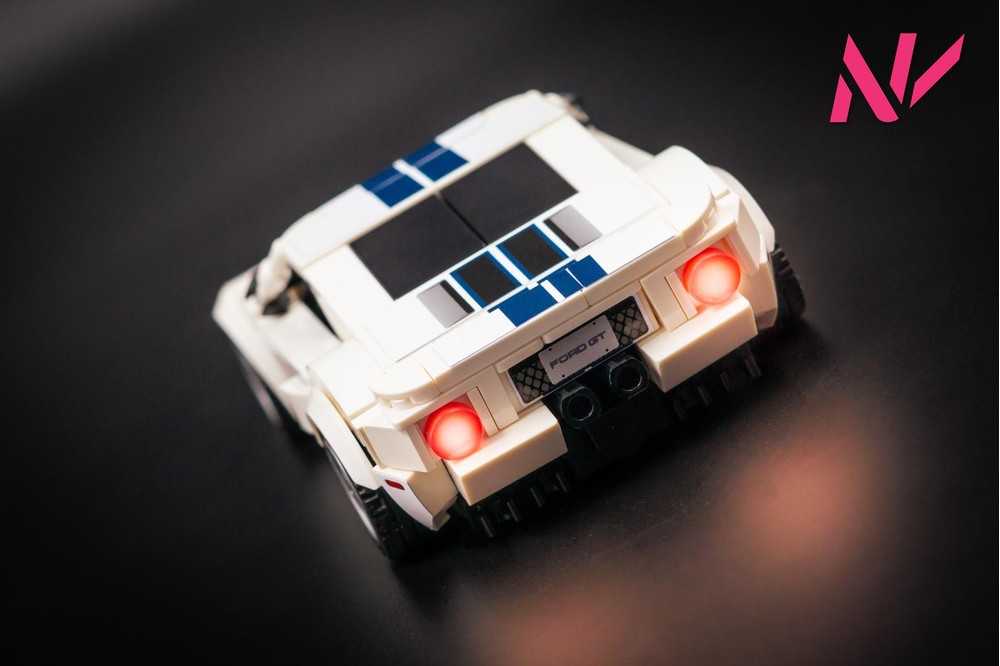 Lego Moc Ford Gt 2005 White By Nv Carmocs Rebrickable Build With Lego