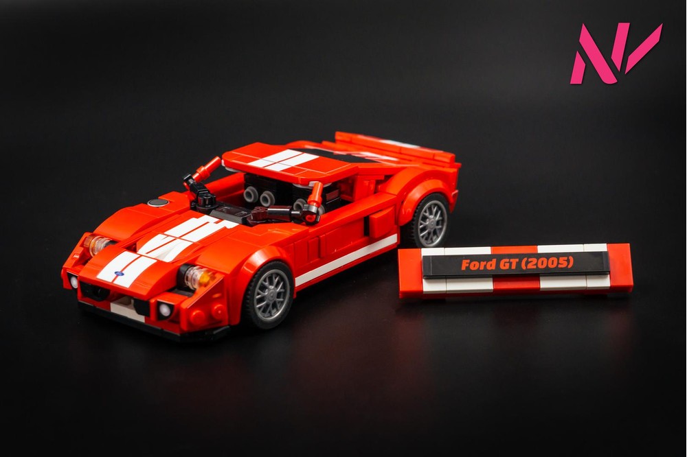 Lego Moc Ford Gt 2005 Red By Nv Carmocs Rebrickable Build With Lego