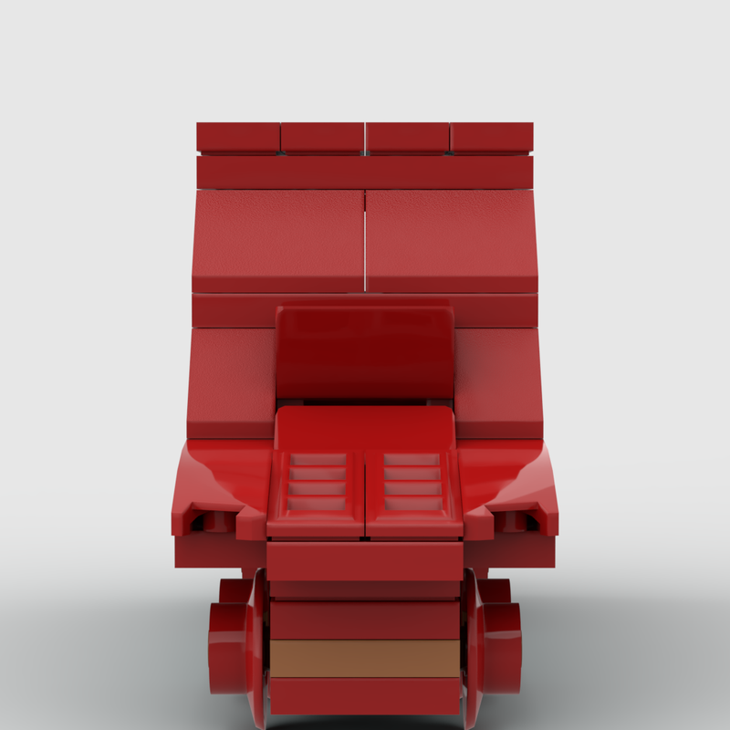 LEGO MOC all red narrow gauge locomotive by otter2714 | Rebrickable ...