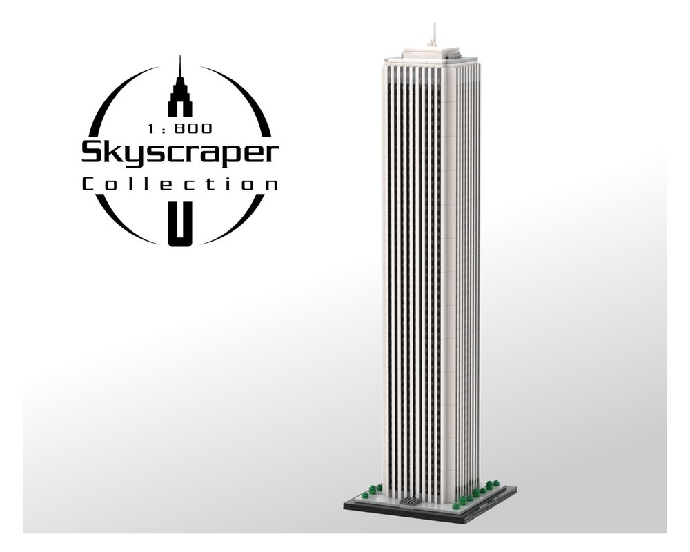LEGO MOC Aon Center Chicago 1:800 Scale (Amoco Building) by SPBrix ...