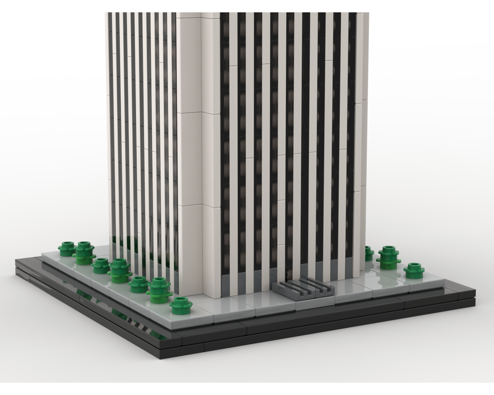 Lego Moc Aon Center Chicago 1800 Scale Amoco Building By Spbrix