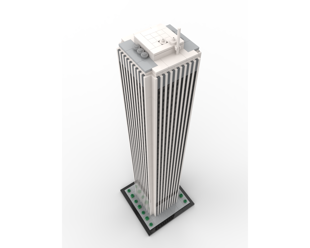 LEGO MOC Aon Center Chicago 1:800 Scale (Amoco Building) by SPBrix ...