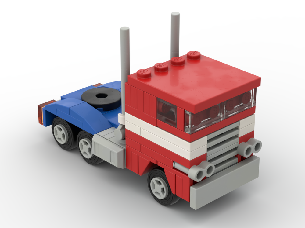 LEGO MOC Optimus Truck Micro-Build by zombiworkshop | Rebrickable ...