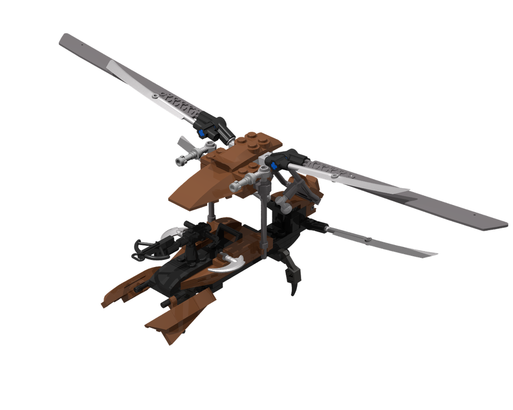 LEGO MOC Wookie Fluttercraft by KennoMonkey | Rebrickable - Build with LEGO
