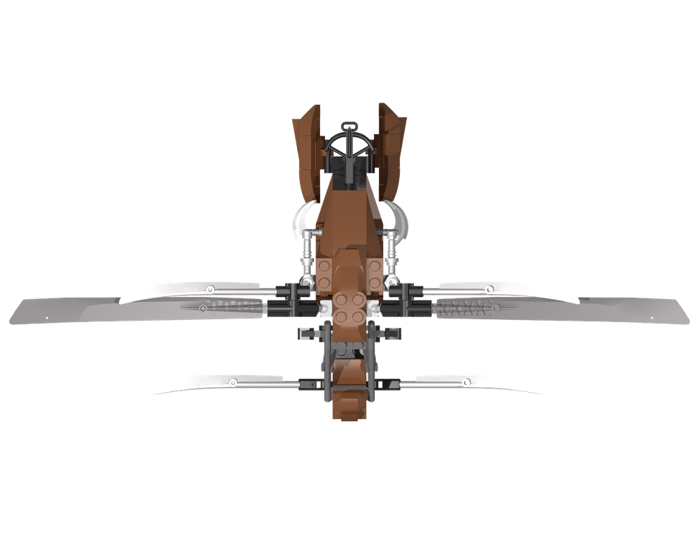 LEGO MOC Wookie Fluttercraft by KennoMonkey | Rebrickable - Build with LEGO