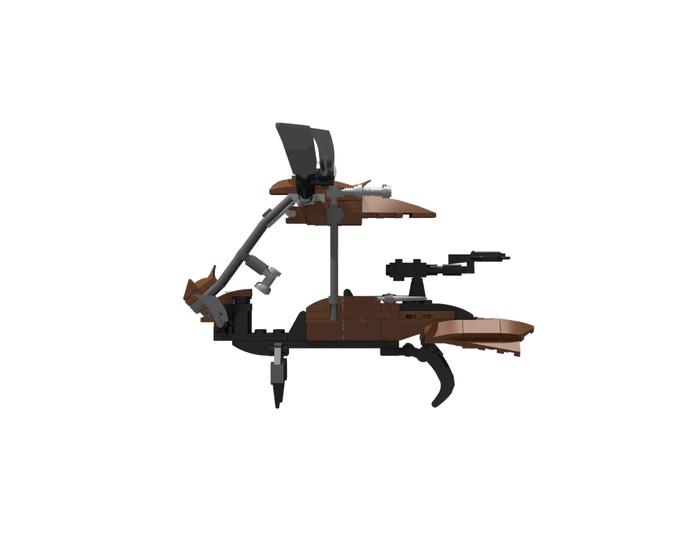 LEGO MOC Wookie Fluttercraft by KennoMonkey | Rebrickable - Build with LEGO
