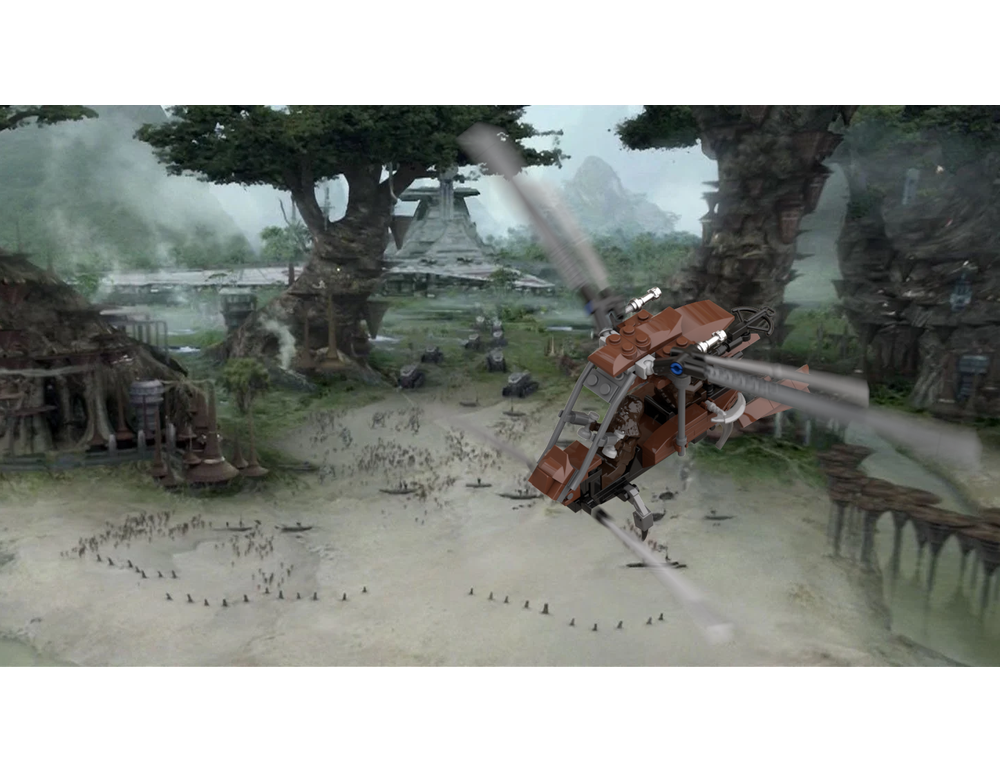 LEGO MOC Wookie Fluttercraft by KennoMonkey | Rebrickable - Build with LEGO