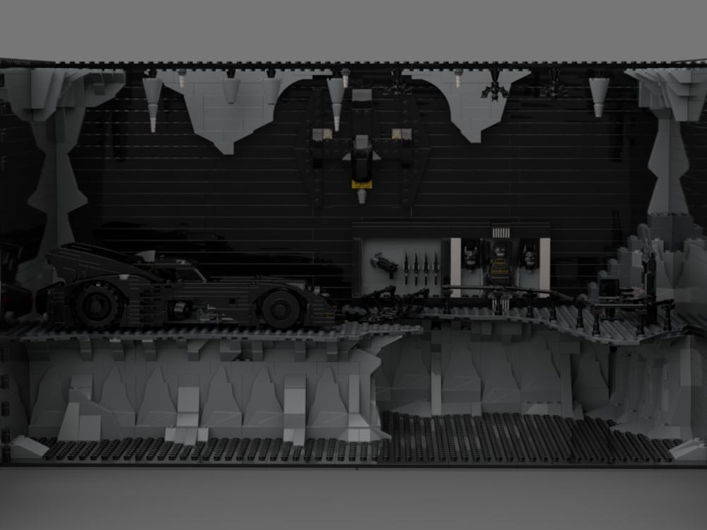 LEGO MOC BatCave Shadowbox Redux by jameshigson0512 | Rebrickable ...