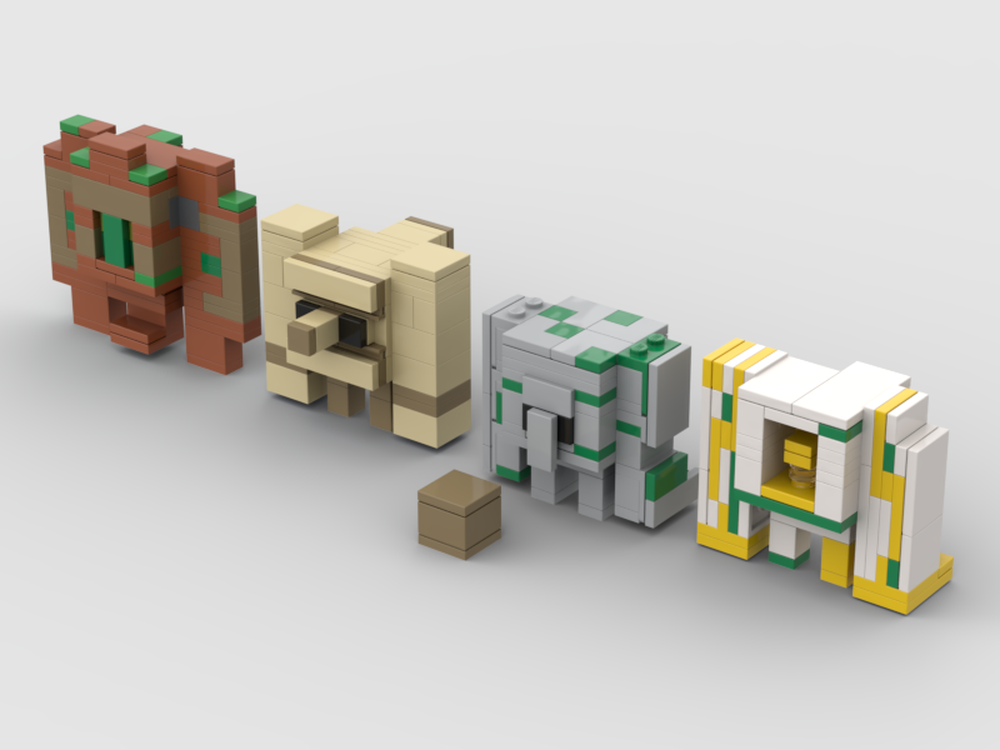 LEGO MOC Four Firsts (Minecraft Legends) by builditmac | Rebrickable ...