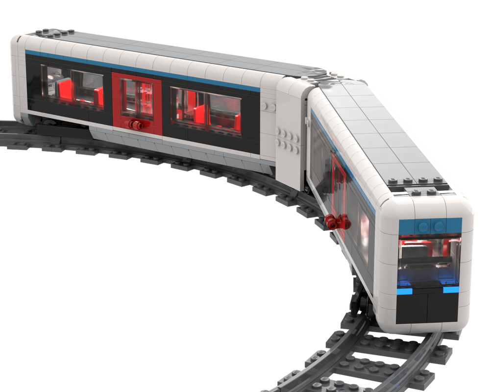 LEGO MOC Metro / Subway (City Scale, Unmotorized) by stevendejong ...
