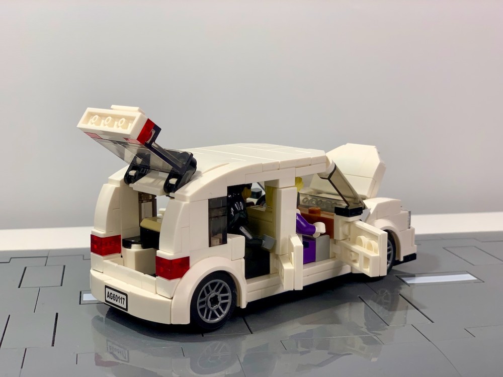 LEGO MOC Compact car #3 | hatchback | 6-wide | Minifigure-friendly by ...