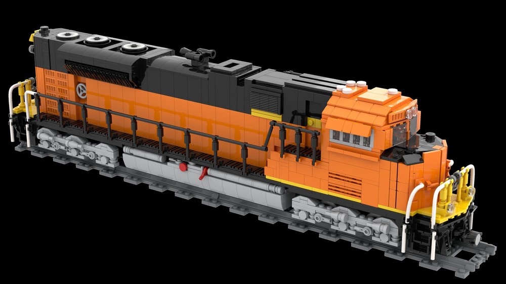 LEGO MOC EMD SD70Ace BNSF by Barduck | Rebrickable - Build with LEGO