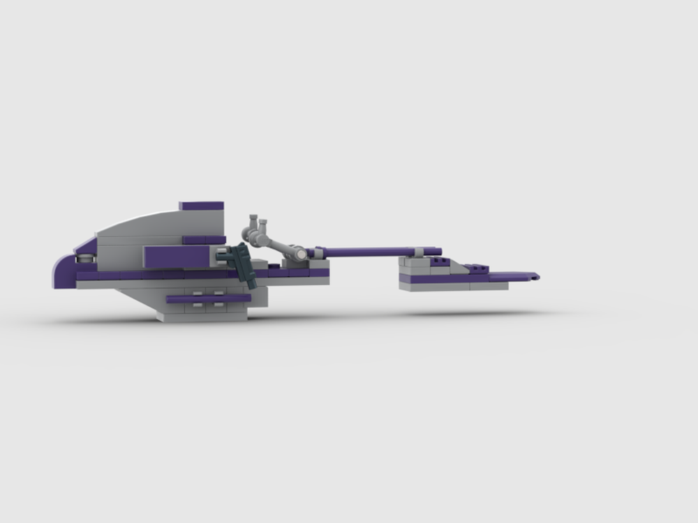 LEGO MOC 187 (purple) stealth speeder by Reblat | Rebrickable - Build ...