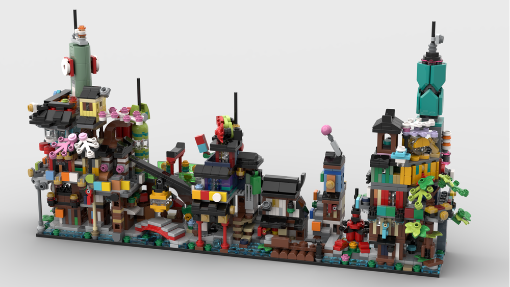 LEGO MOC Mini Modular 71799 Ninjago City Markets by christromans ...