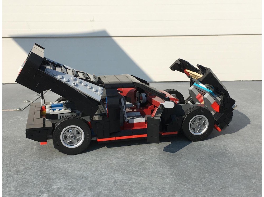 LEGO MOC 10304 Ferrari F40 by Kirvet | Rebrickable - Build with LEGO