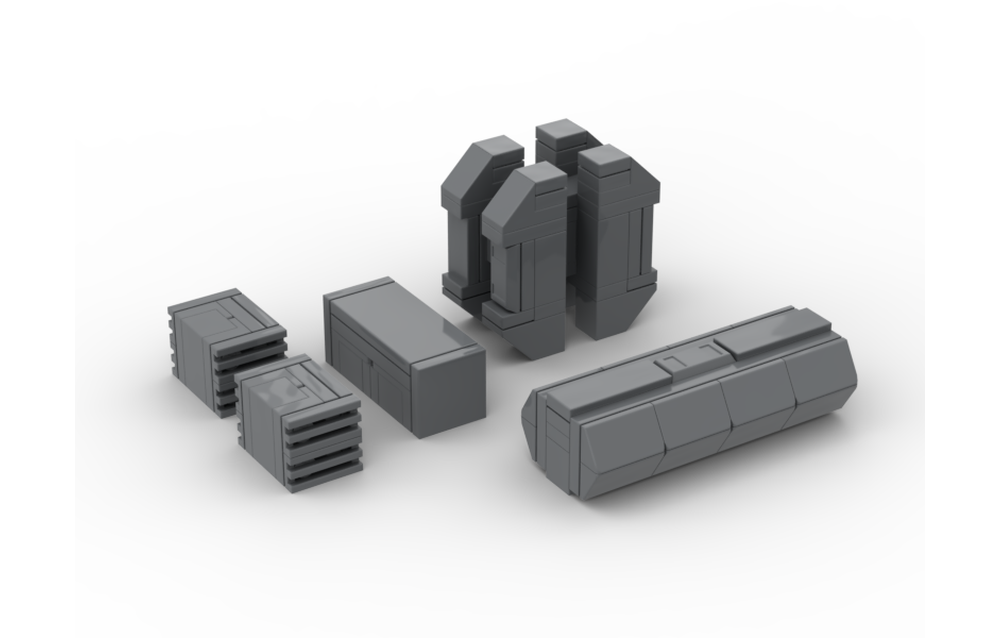 Lego Moc Container Pack By Thelegowolfpack Rebrickable Build With Lego