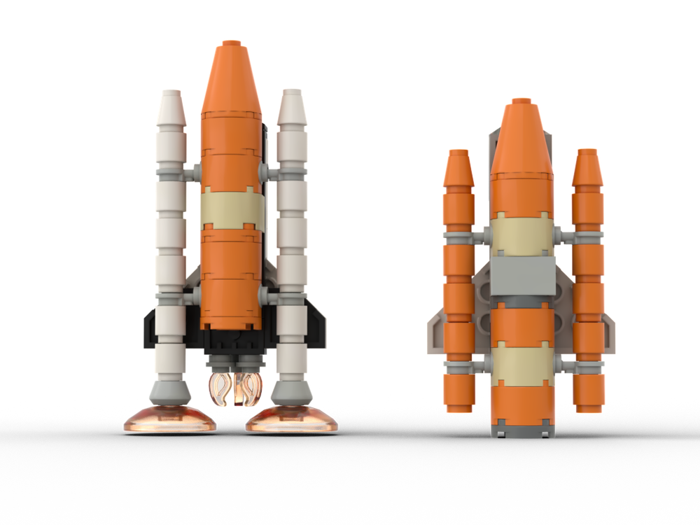 LEGO MOC Mini Space Shuttle - Modification of LEGO Set 11976 by ...