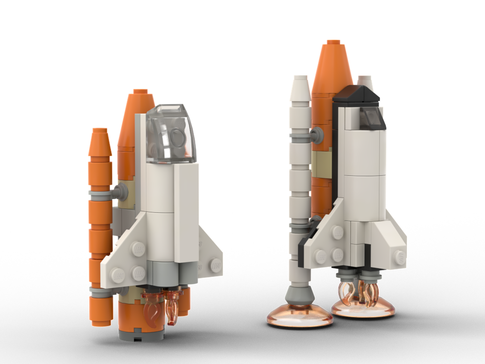 LEGO MOC Mini Space Shuttle - Modification of LEGO Set 11976 by ...