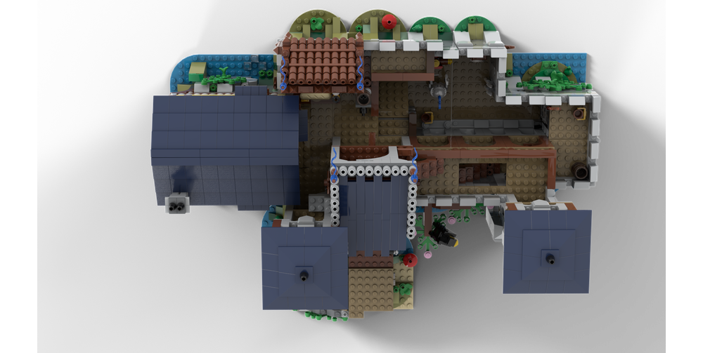 Lego Moc Black Falcons Outpost By Sc0rp Rebrickable Build With Lego
