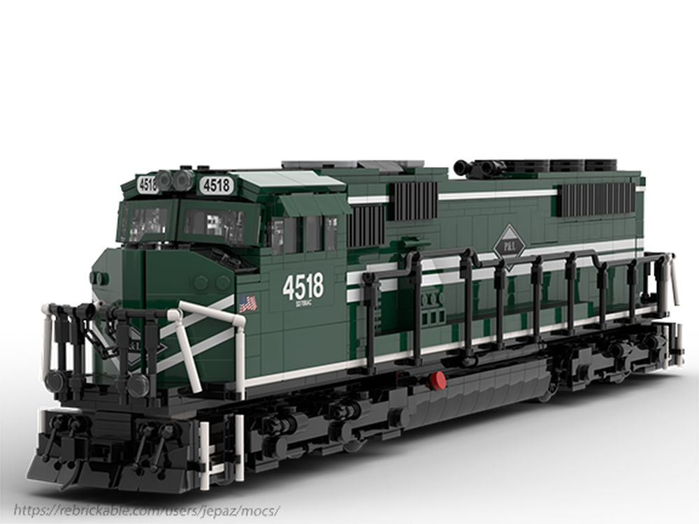 LEGO MOC Paducah and Louisville Railway (PAL) SD70MAC by jepaz ...