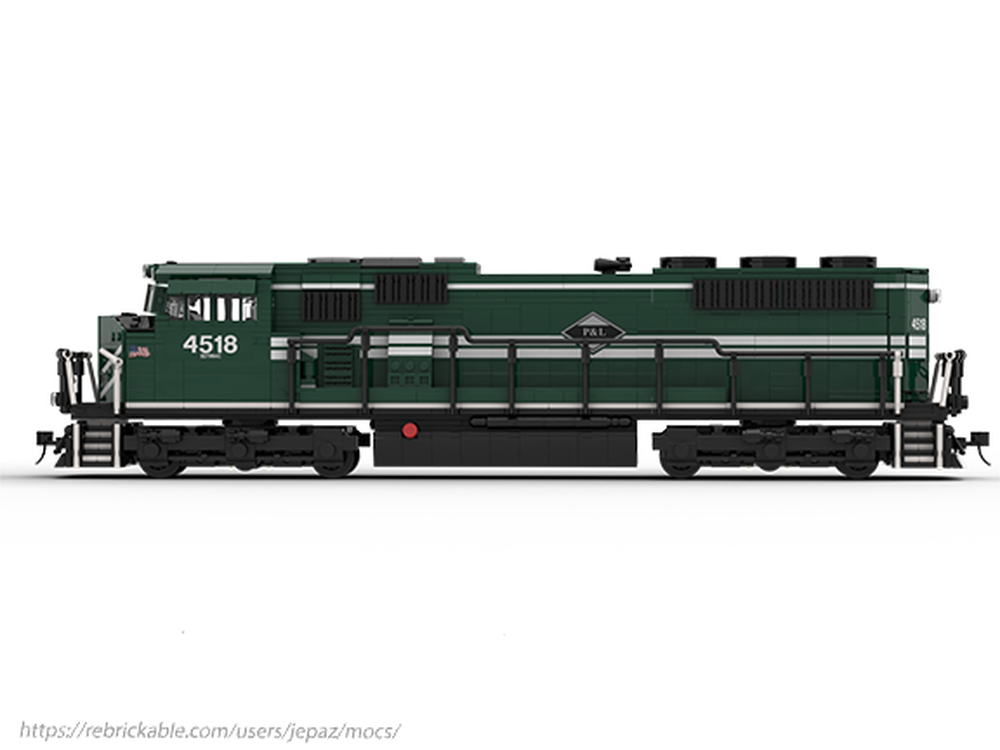 LEGO MOC Paducah and Louisville Railway (PAL) SD70MAC by jepaz ...