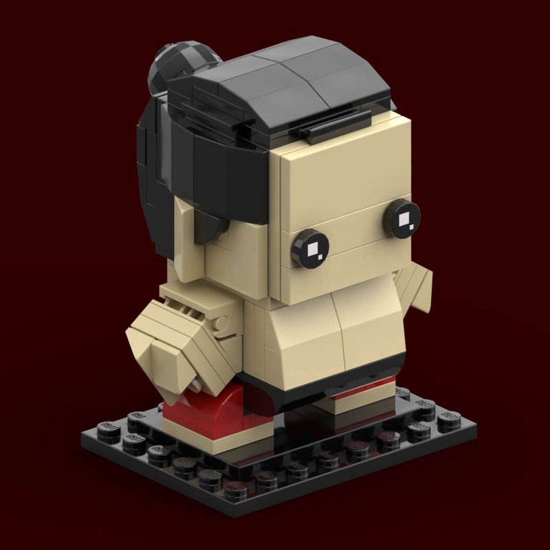 LEGO MOC Yokozuna WWE Brickheadz by Brickbaba | Rebrickable - Build ...