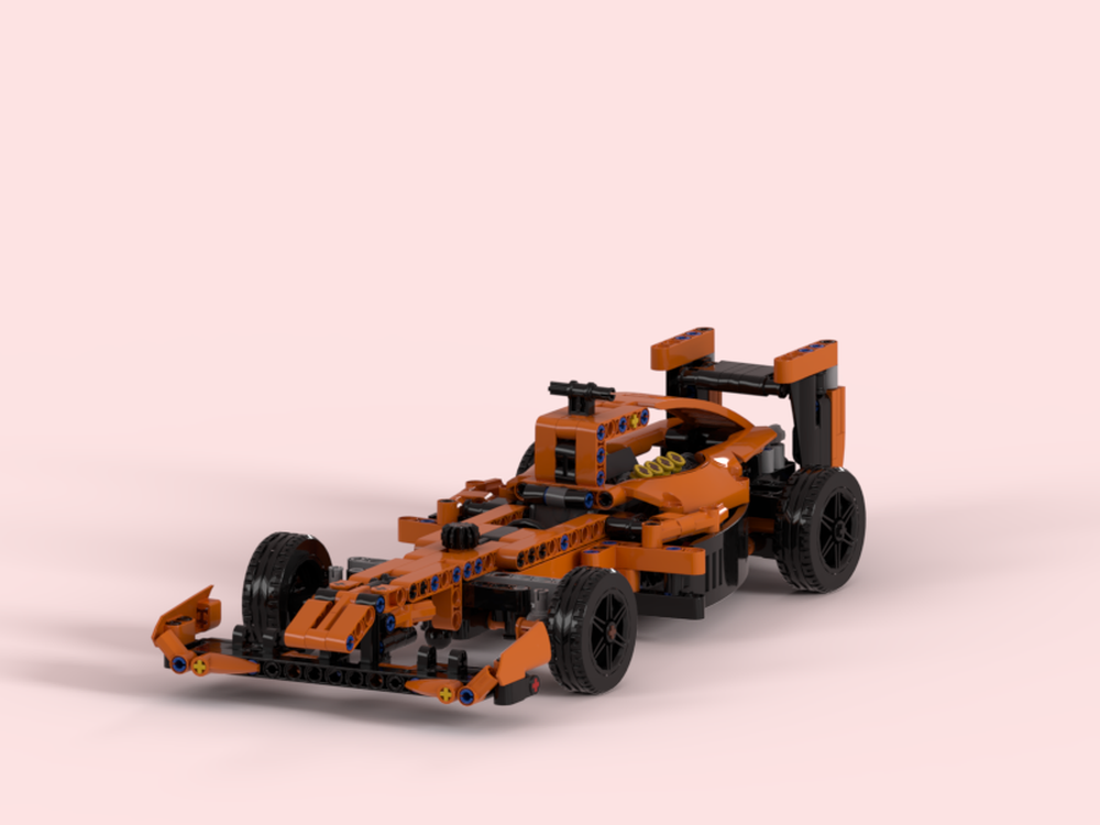 LEGO MOC 42093 - v8 F1 car by weal13 | Rebrickable - Build with LEGO