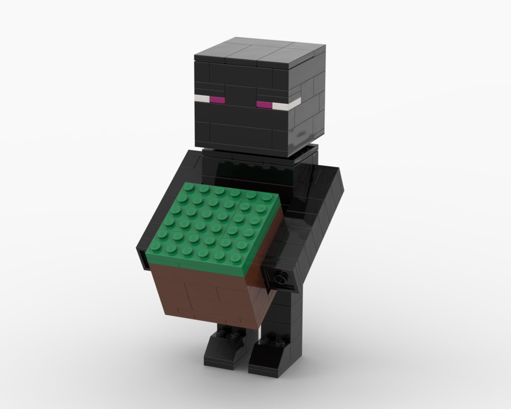 LEGO MOC Blocky Enderman by itsphlippy | Rebrickable - Build with LEGO