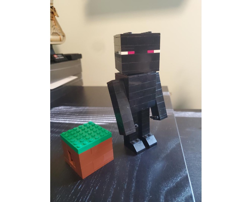 LEGO MOC Blocky Enderman by itsphlippy | Rebrickable - Build with LEGO
