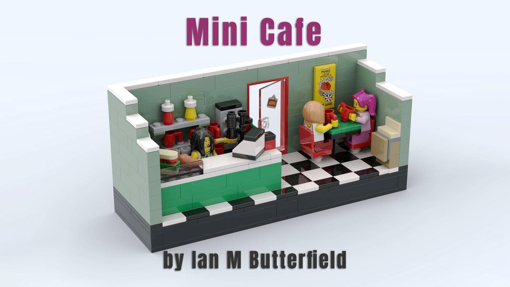 LEGO MOC Mini Cafe by ianbutty | Rebrickable - Build with LEGO