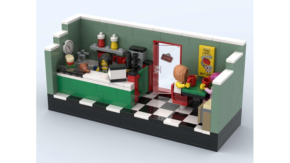 LEGO MOC Mini Cafe by ianbutty | Rebrickable - Build with LEGO
