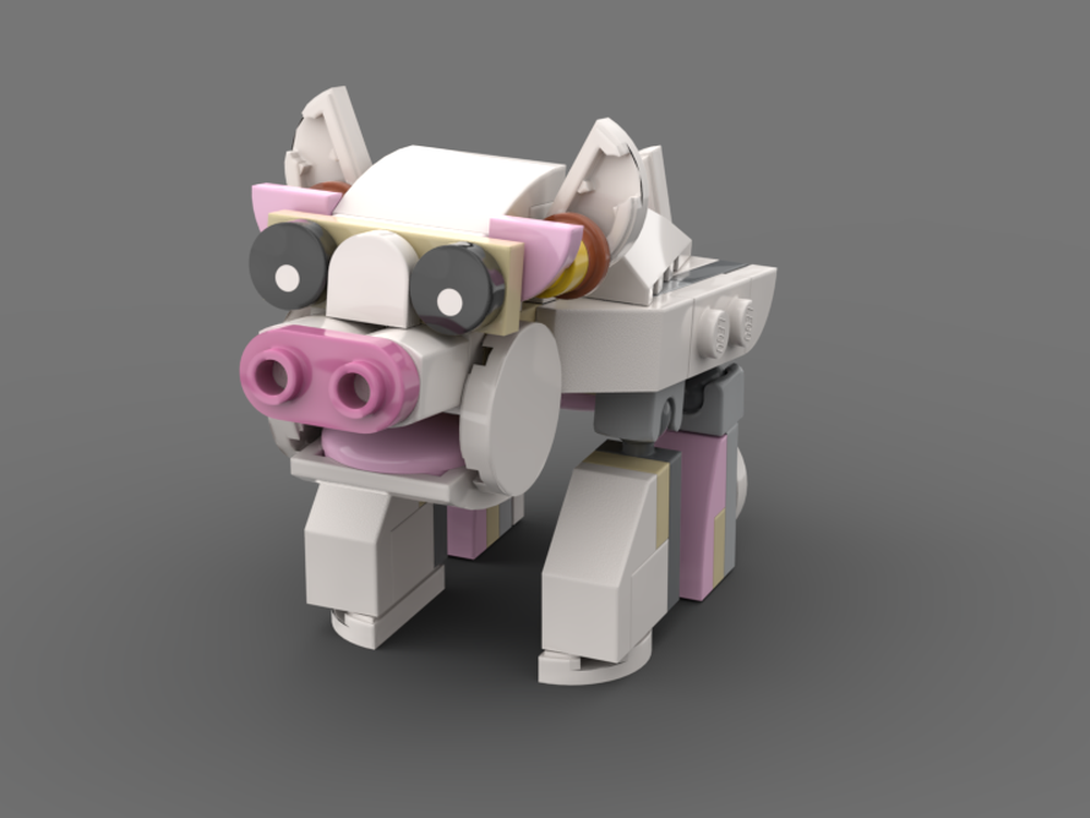LEGO MOC white pig 2 by eric_nunya | Rebrickable - Build with LEGO