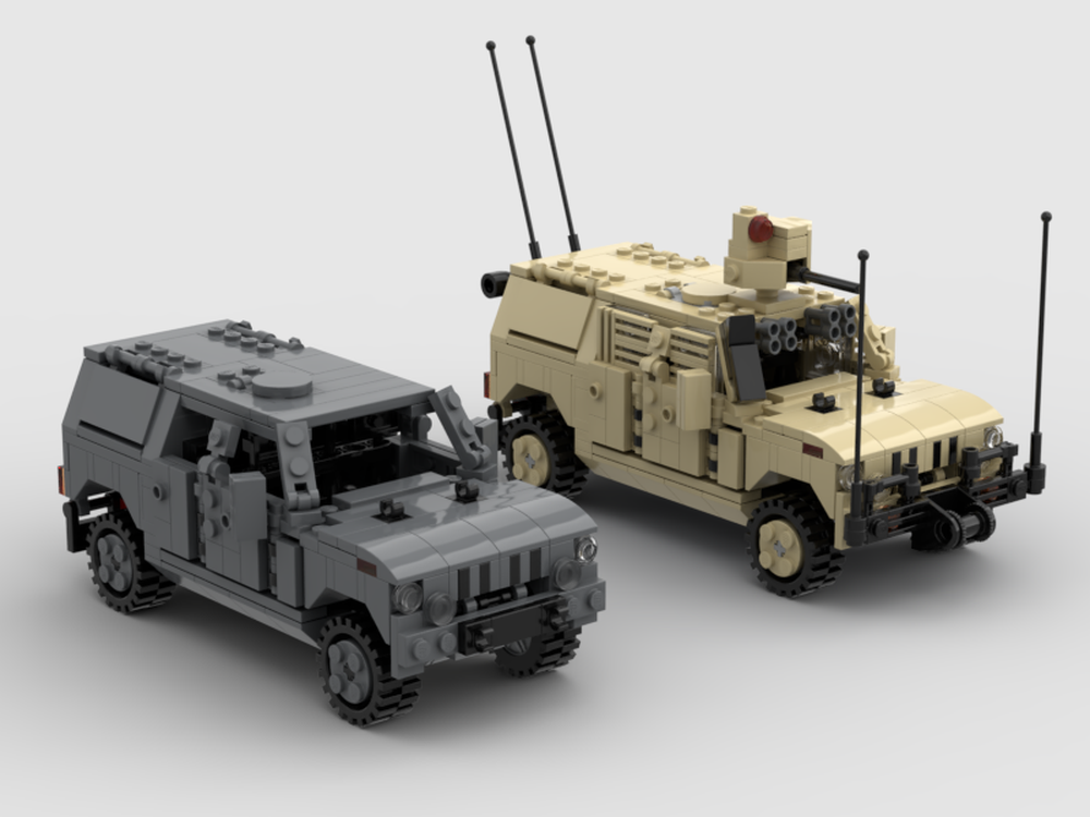 LEGO MOC Iveco LMV Lince by simonelovisa01 | Rebrickable - Build with LEGO