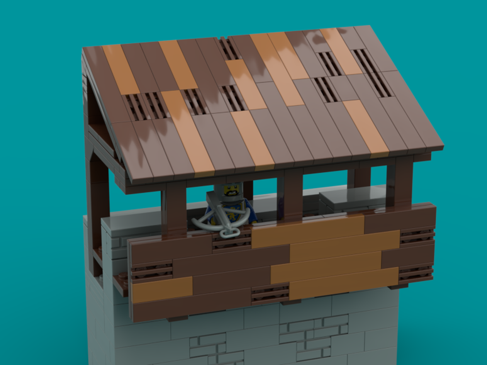 LEGO MOC Fighting Platform upon Rampart by Castle_Builder | Rebrickable ...