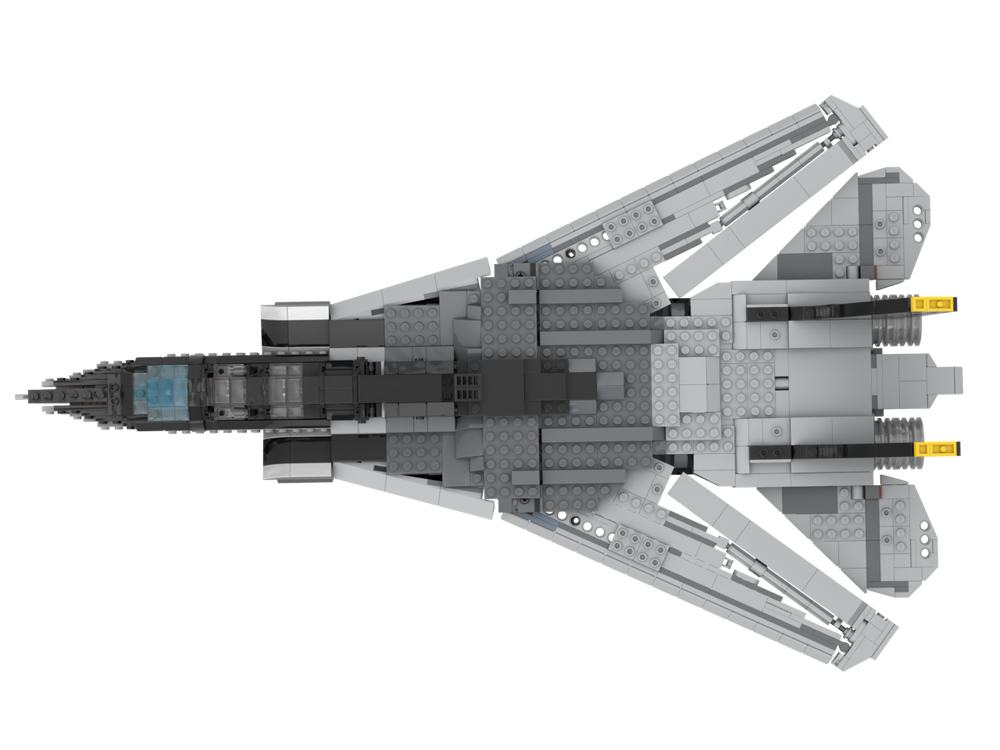 Lego Moc F 14 Tomcat 10300 B Model By Rybrickster Rebrickable
