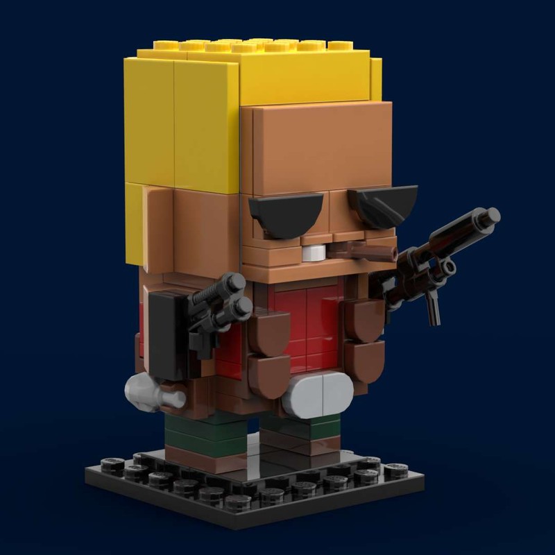 LEGO MOC Duke Nukem Brickheadz by Desibricks | Rebrickable - Build with ...