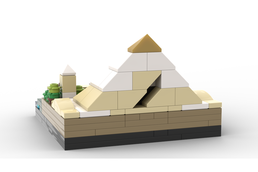 Lego Moc Mini 21058 Great Pyramid Of Giza By Christromans Rebrickable