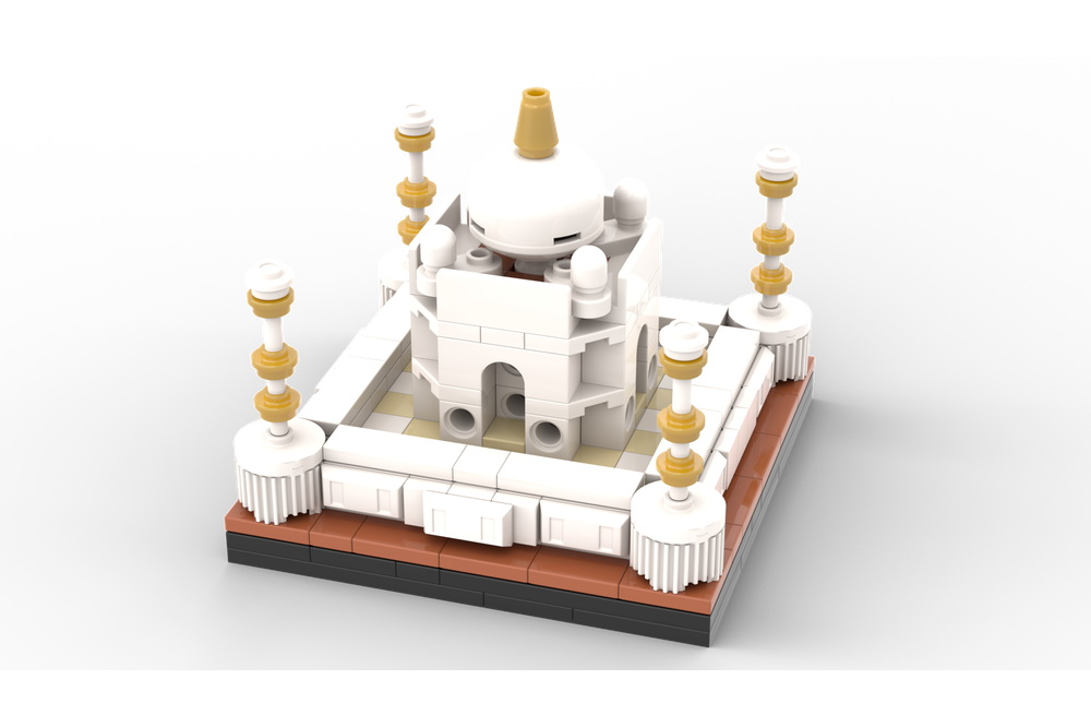 LEGO MOC Mini 21056 Taj Mahal by christromans | Rebrickable - Build ...