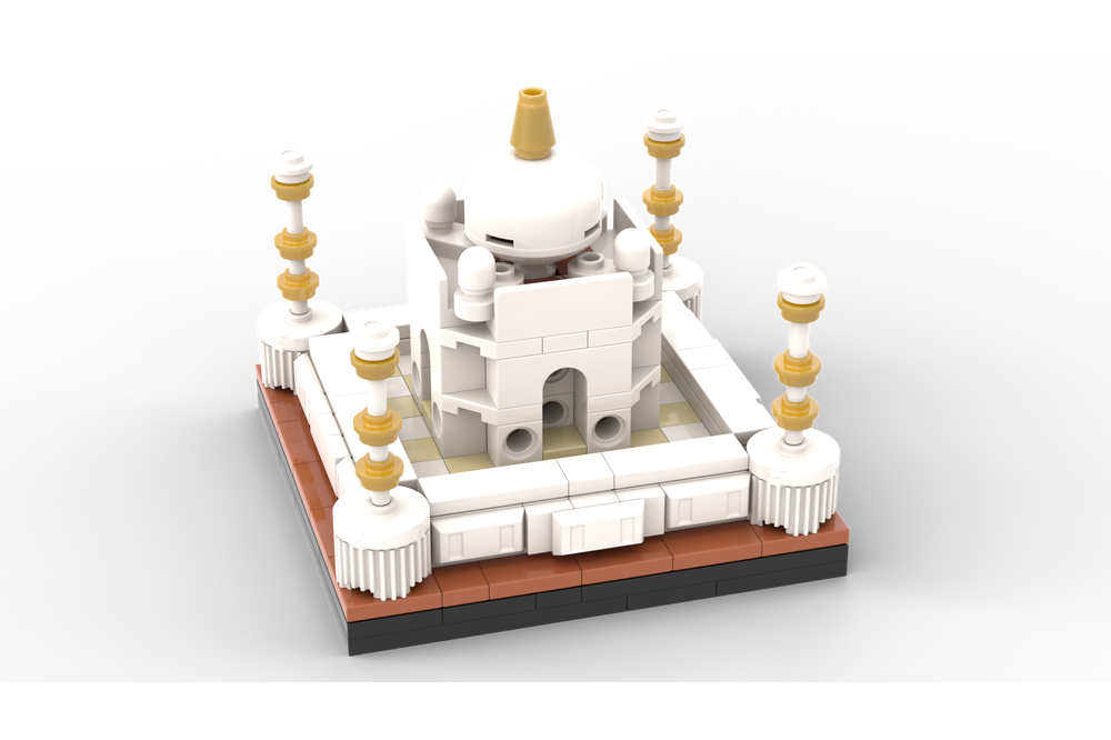 LEGO MOC Mini 21056 Taj Mahal by christromans | Rebrickable - Build ...