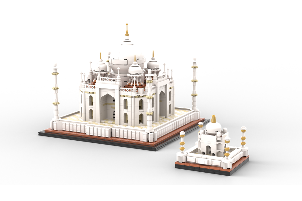 LEGO MOC Mini 21056 Taj Mahal by christromans | Rebrickable - Build ...