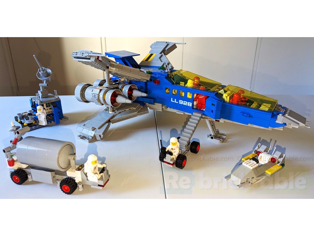 Lego Moc Galaxy Xplorer From 2x 10497 Galaxy Explorer By Daapmecheng