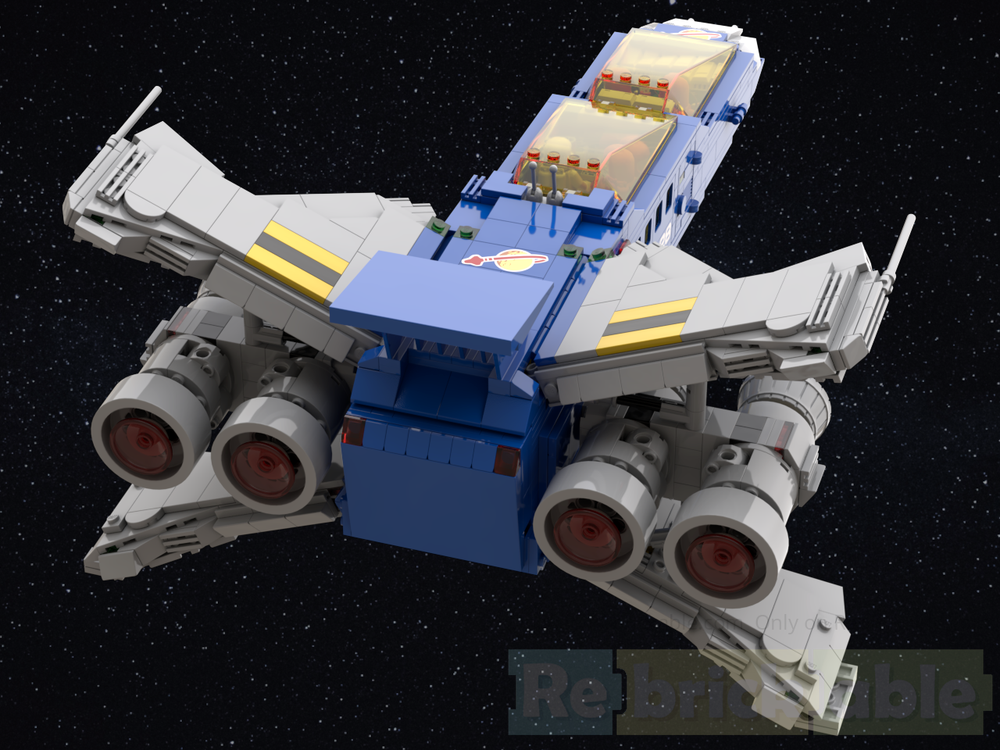 LEGO MOC Galaxy Xplorer from 2x 10497 Galaxy Explorer by DaapMechEng ...