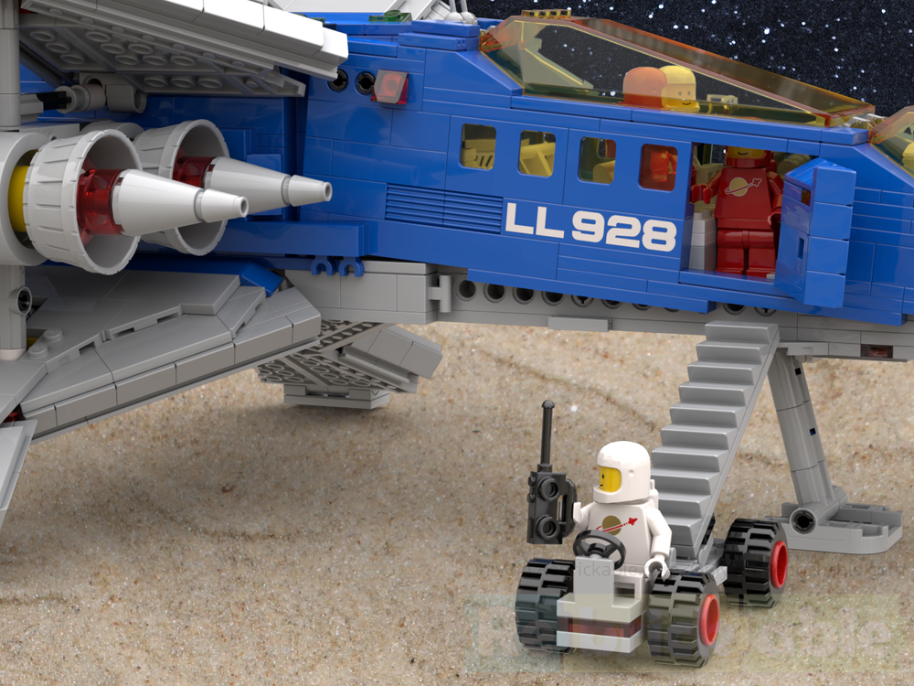 Lego Moc Galaxy Xplorer From 2x 10497 Galaxy Explorer By Daapmecheng