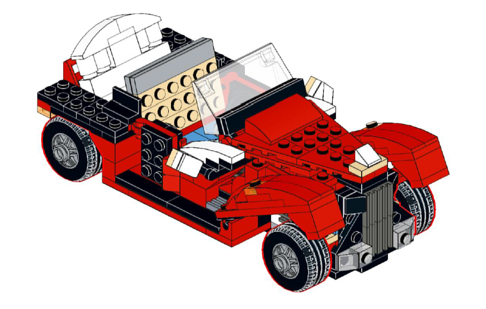 LEGO MOC 5867 - Alternative OLD TIMER by Nightbrick | Rebrickable ...