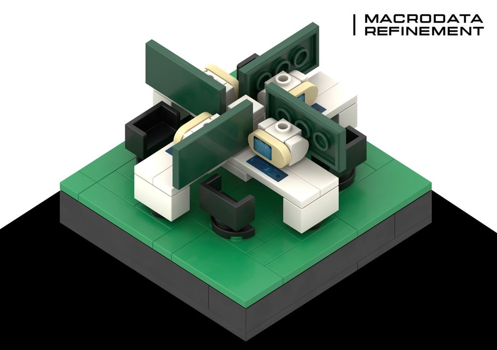 LEGO MOC Macrodata Refinement (MDR) office (microscale) by gyebro ...