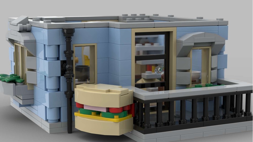 LEGO MOC-149422 Lego Kebab Shop and Appartment by JaiRichards ...