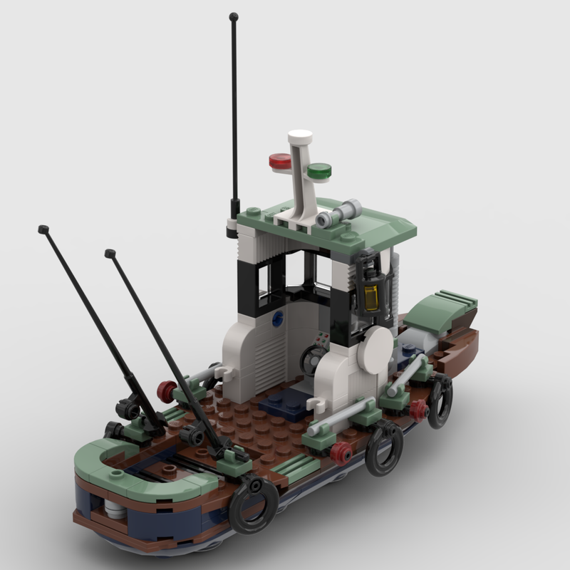 LEGO MOC Another Shrimp Boat MOC by Ptchnk | Rebrickable - Build with LEGO