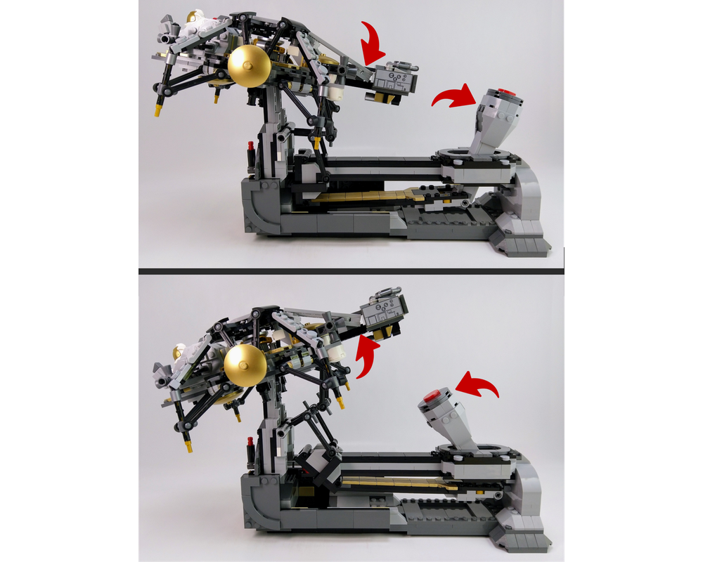 Lego Moc Lunar Lander Training Sim By Krugaar Rebrickable Build