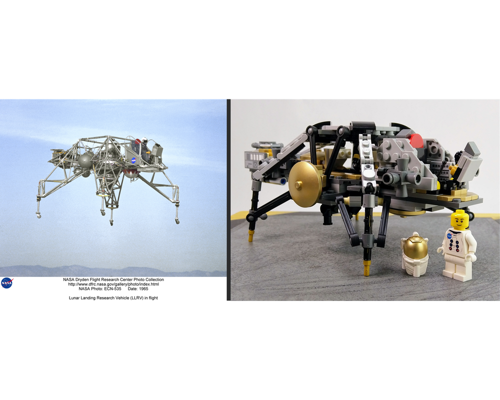 Lego Moc Lunar Lander Training Sim By Krugaar Rebrickable Build