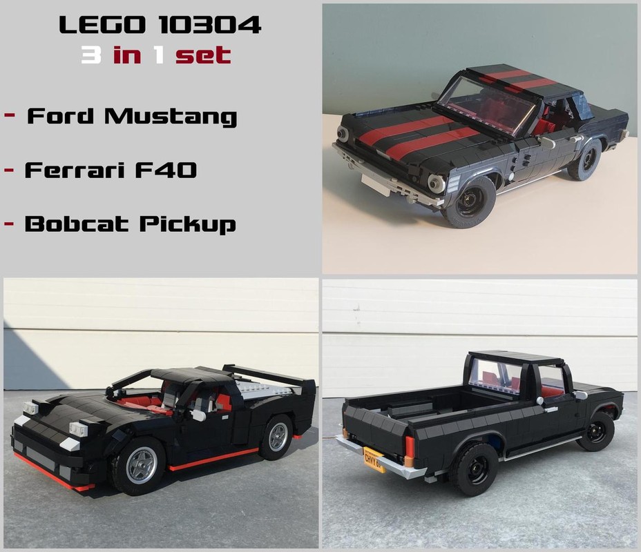 LEGO MOC 10304 3 in 1 alternative set by Kirvet | Rebrickable - Build ...
